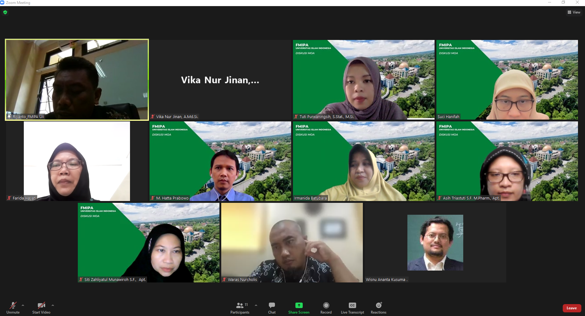 FMIPA UII dan Trop BRC IPB Jalani Kerja Sama dalam Bidang Farmasi ...